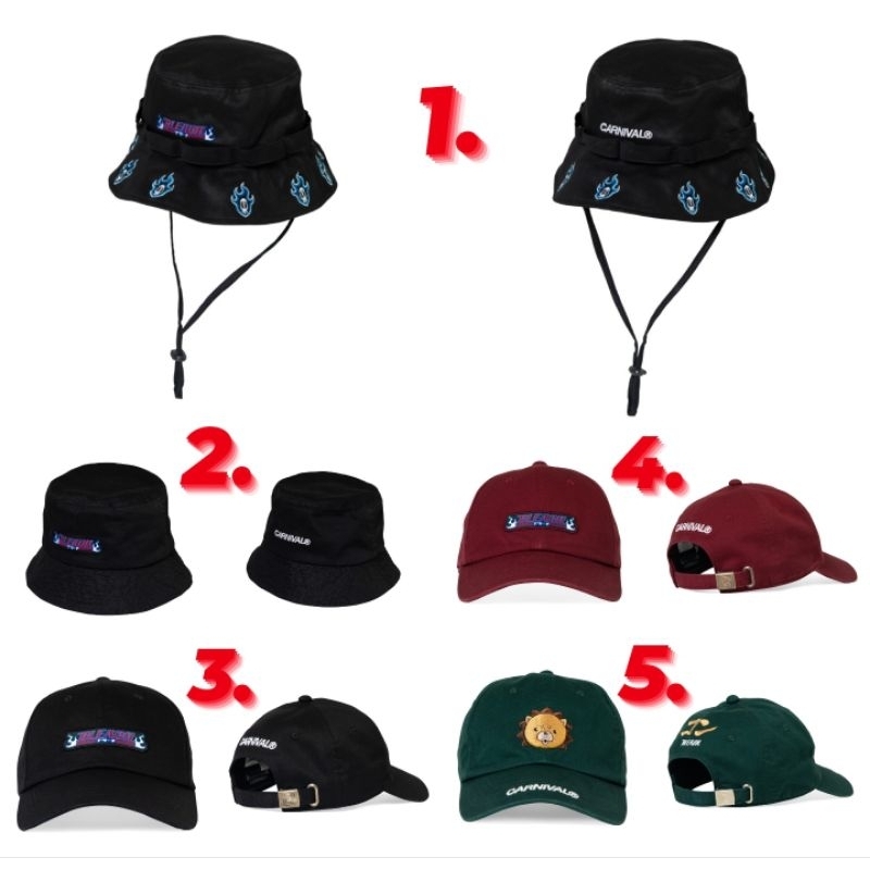 [ ของแท้ ] หมวก CARNIVAL® x Bleach "Welcome to soul society" Collection ...