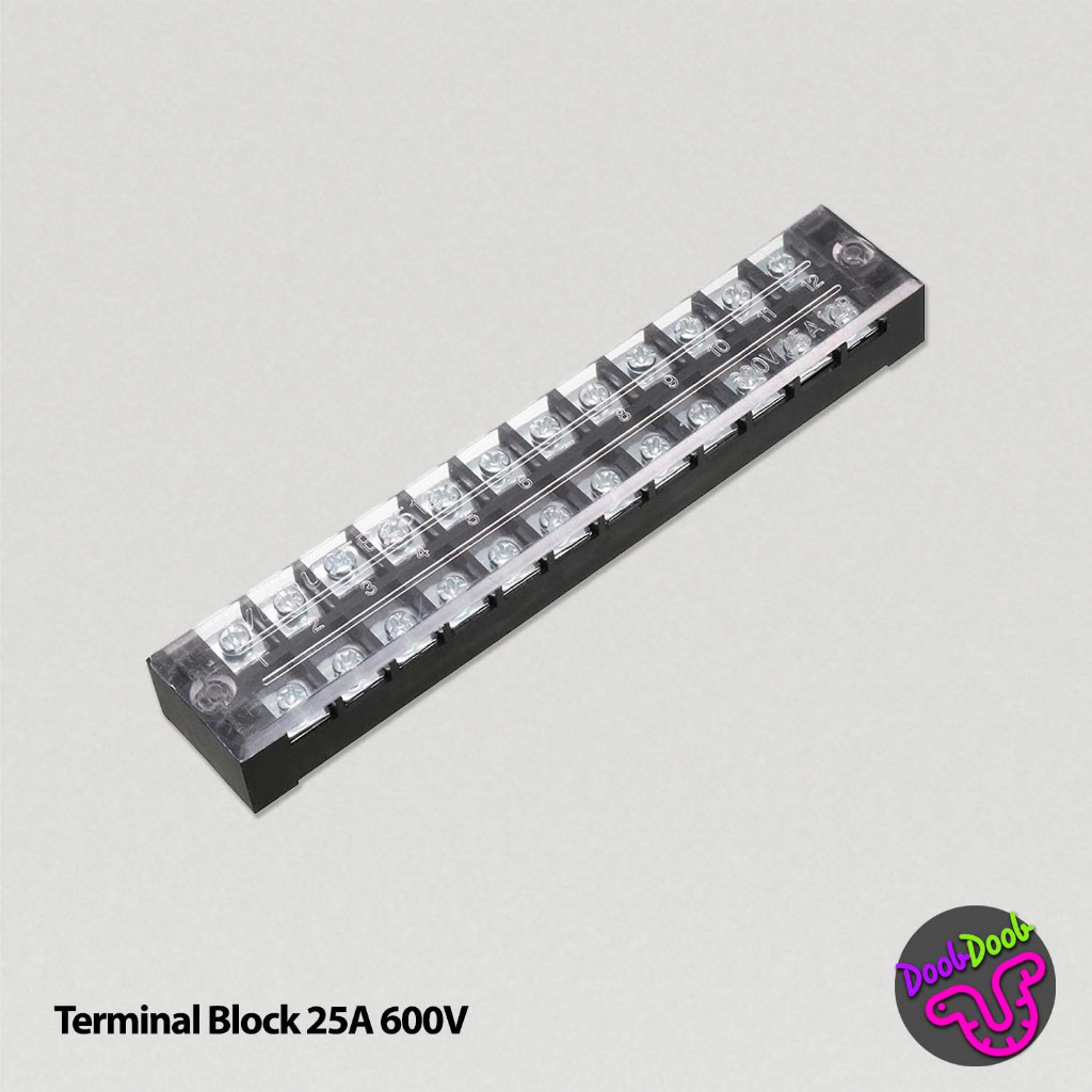เทอร์มินอล บล็อค Terminal Block 25A 600V ขนาด 12P | Shopee Thailand