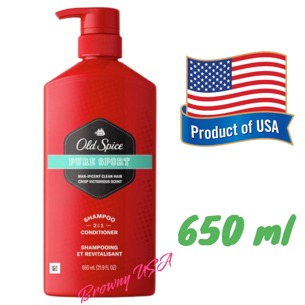 Old Spice PURE SPORT Shampoo and Conditioner 2 in 1, 650ml. | Shopee ...