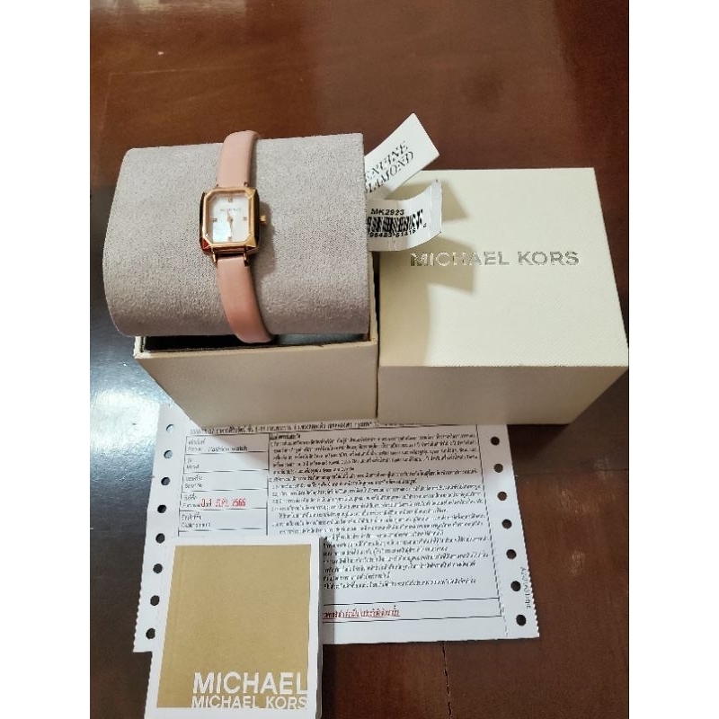 ⌚️⌚️นาฬิกา Michael Korsของแท้ MK3923 รุ่น ALANEหน้าปัดฝังเพชร 4 เม็ด ...