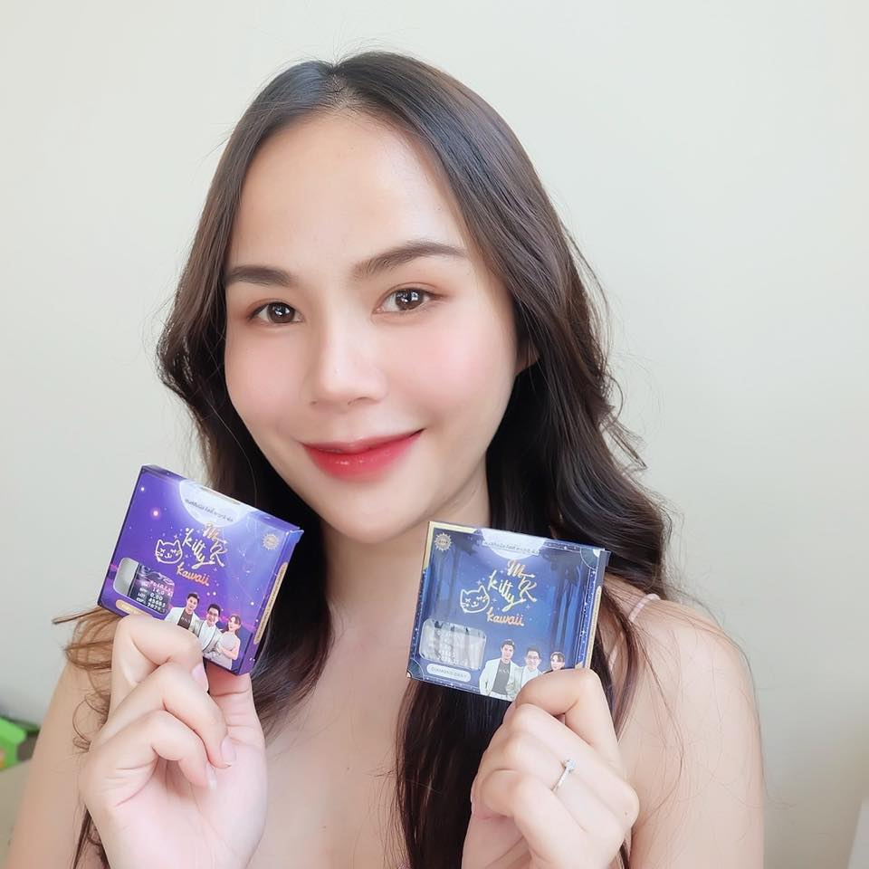 คอนแทคเลนส์สายมู มีค่าสายตา พร้อมส่ง MTK Lens สายมู คอนแทคเลนส์จากแบรนด์ Kitty Kawaii | Shopee ...
