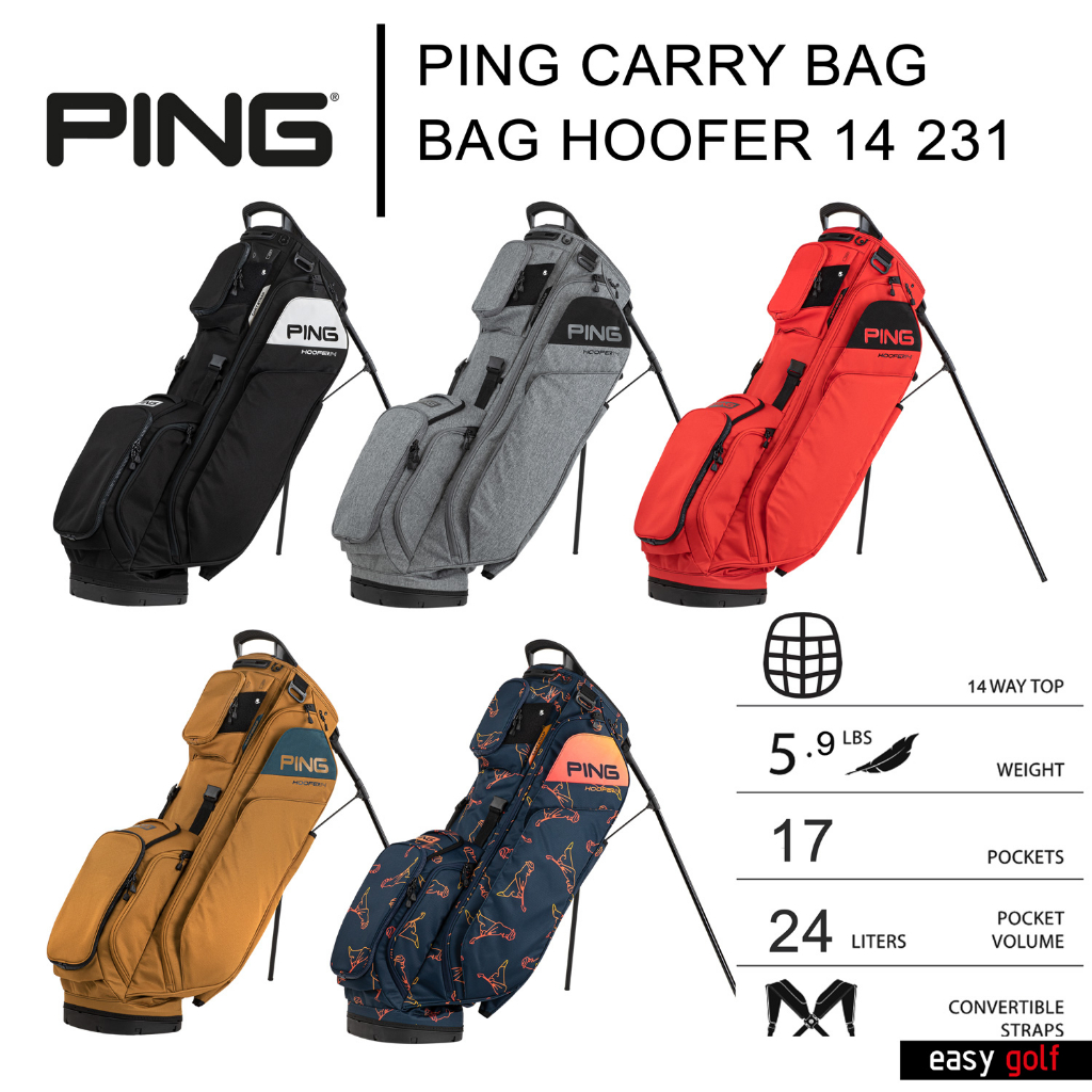 PING BAG HOOFER 14 231 PING CARRY BAG ถุงกอล์ฟ | Shopee Thailand