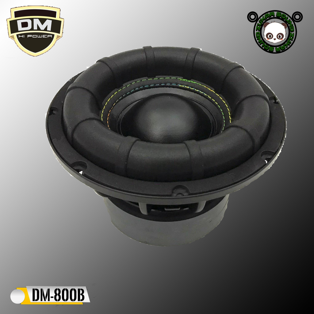 DM POWER รุ่น DM-800B ลำโพงซับวูฟเฟอร์ติดรถยนต์ วอยซ์คู่ 8 นิ้วขอบโดนัท ...