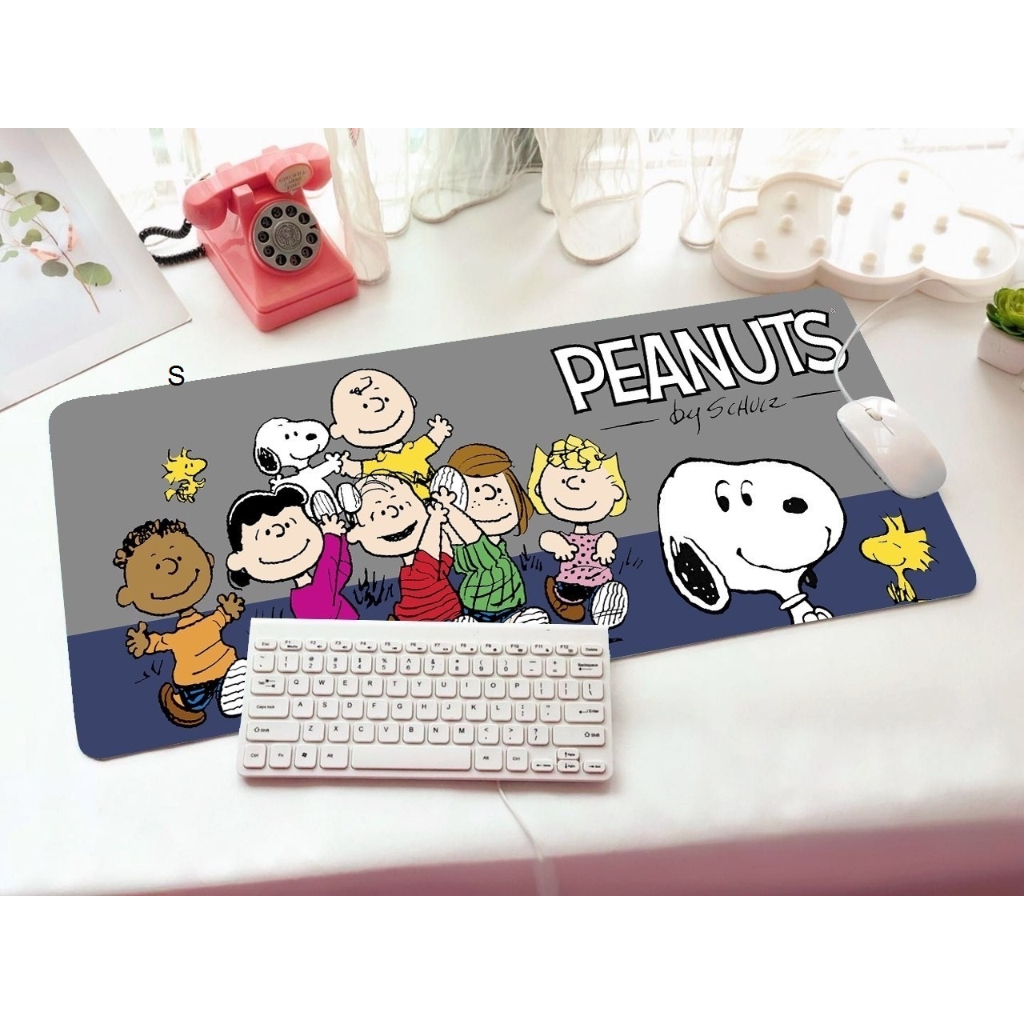 SNOOPY GB F แผ่นรอง คีย์บอร์ด รองคีย์บอร์ด keyboard ลาย SNOOPY GB F ...