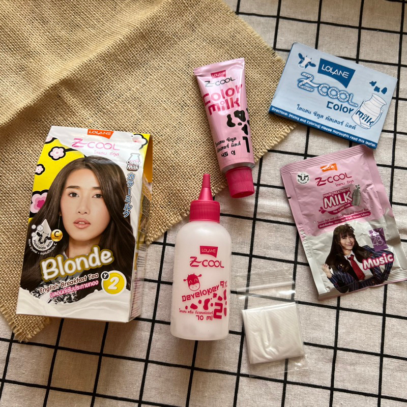 LOLANE Z-Cool Color Milk น้ำยาย้อมผม Y2-Y15 | Shopee Thailand