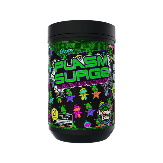 Glaxon Plasm Surge V2 Non-Stim Pre workout (Voodoo Cola Flavor ...