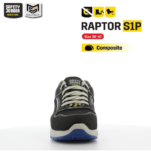 [ของแท้พร้อมส่ง] Safety Jogger รุ่น RAPTOR S1P รองเท้าเซฟตี้หุ้มข้อ หัว ...
