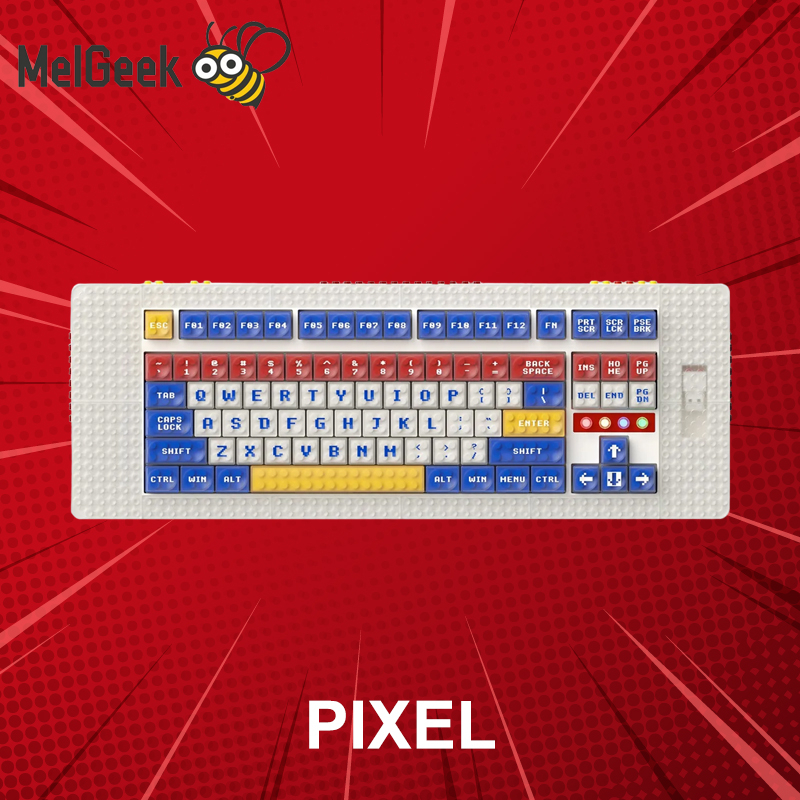 คีย์บอร์ด Melgeek Pixel (ภาษาอังกฤษ) ประกันศูนย์ 1 ปี | Shopee Thailand