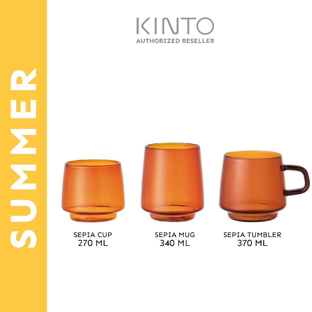 KINTO-SEPIA MUG/TUMBLER/ CUP | Shopee Thailand