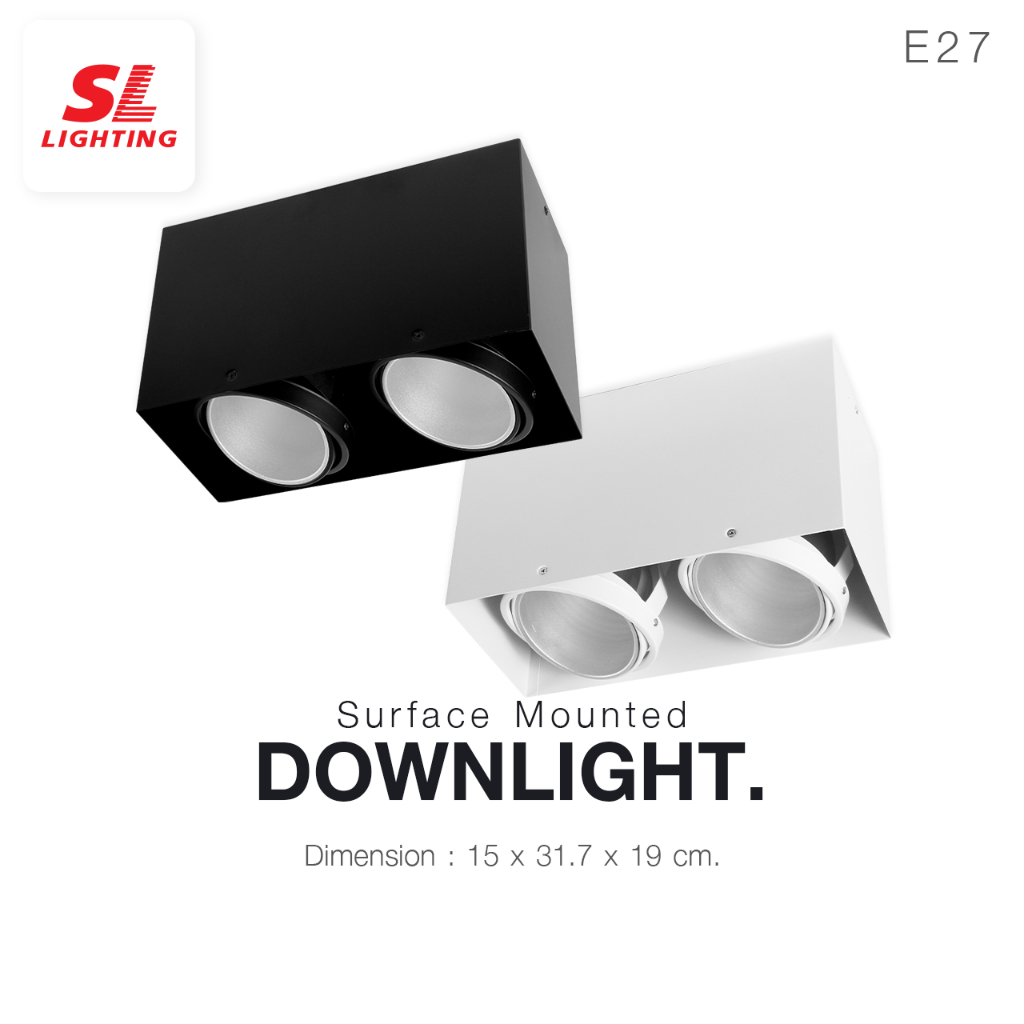 SL LIGHTING | Surface Mounted Downlight โคมไฟติดเพดาน ดาวน์ไลท์ติดลอย ...