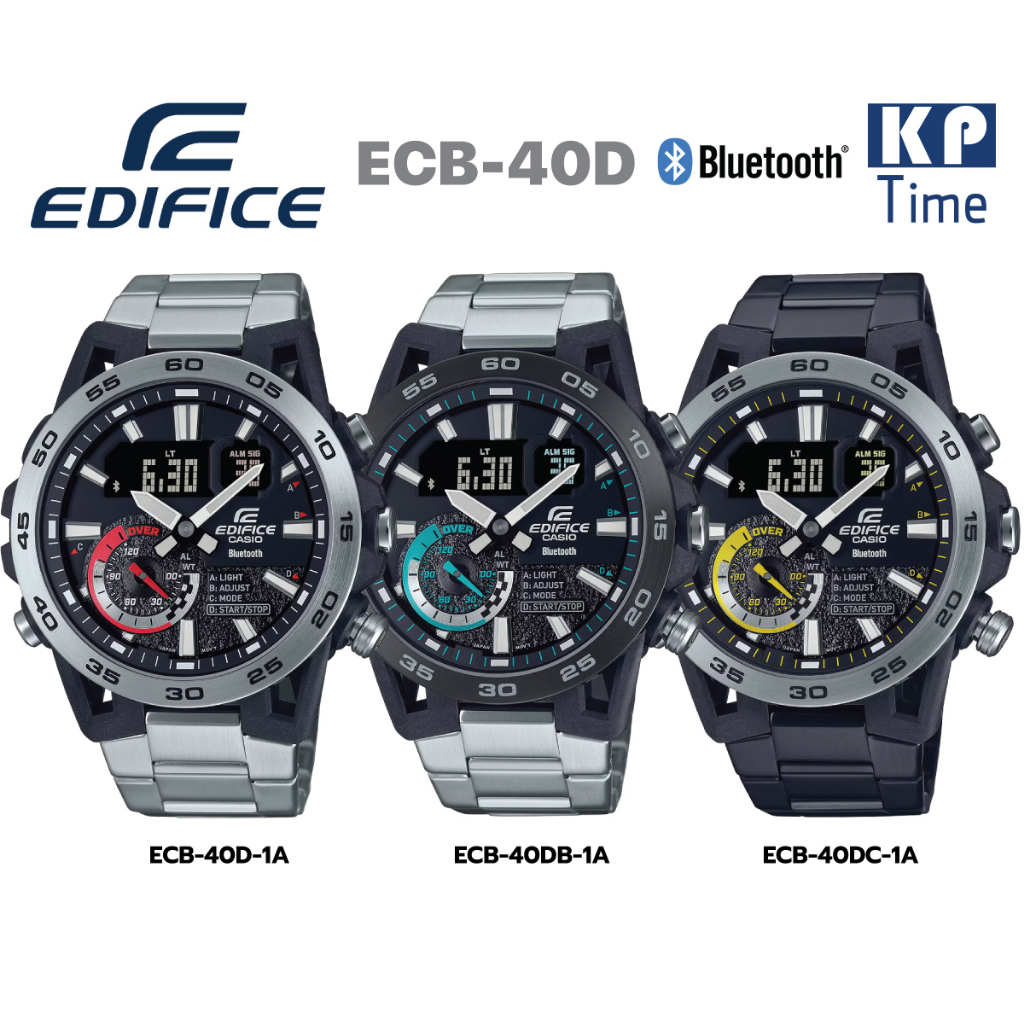 Casio Edifice SOSPENSIONE ECB-40 นาฬิกาข้อมือผู้ชาย สายสแตนเลส ของแท้ประกันศูนย์ CMG | Shopee ...