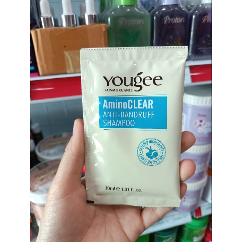 Yougee Amino Clear Anti-Dandruff shampoo ยูจี แชมพูขจัดรังแค 30 มล.(ซอง ...