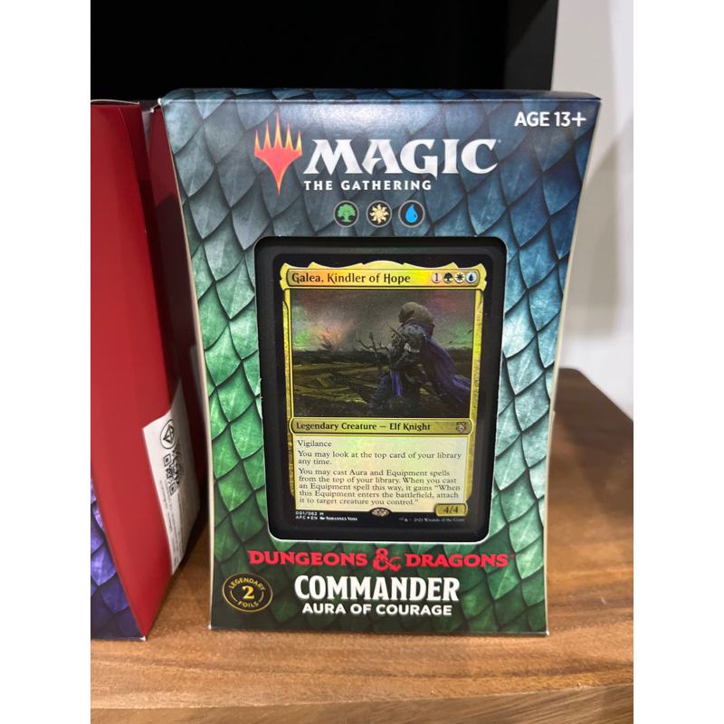 MTG Adventures in the Forgotten Realms Commander Deck - Aura of Courage ...