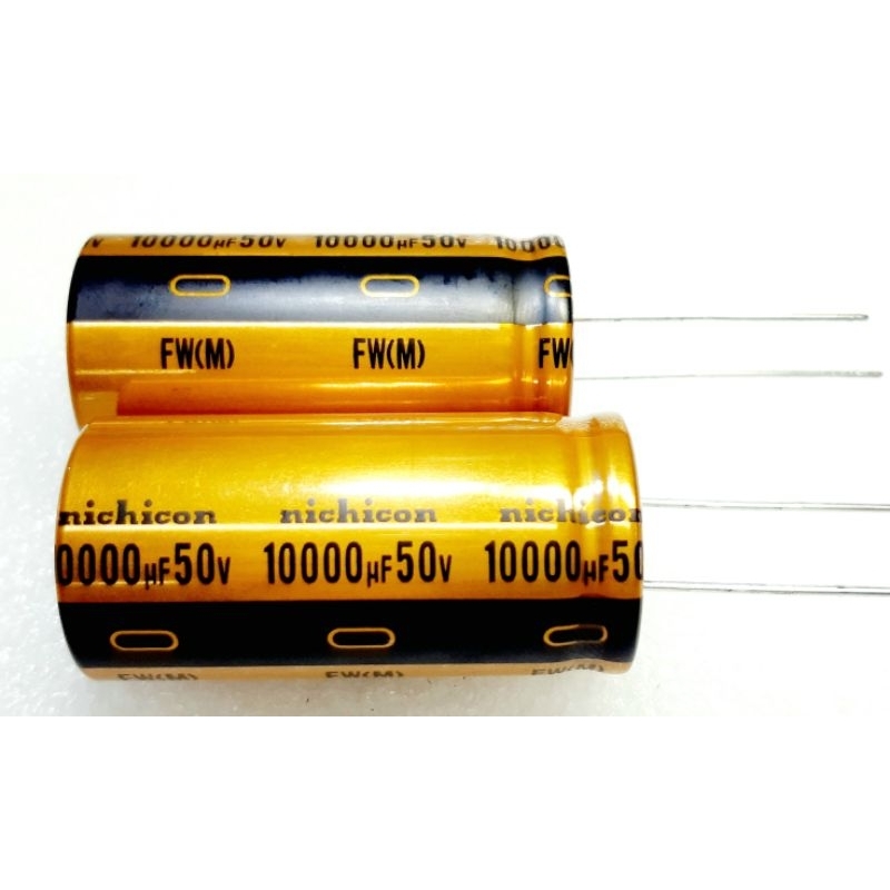 Nichicon FW 10000uf 50v capacitor ตัวเก็บประจุ คาปาซิเตอร์ | Shopee ...
