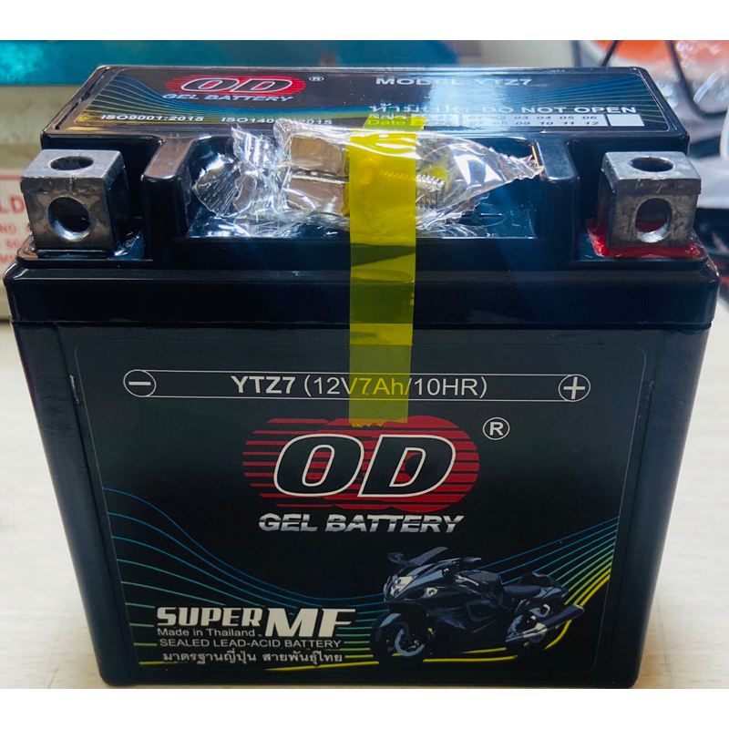 แบตเตอรี่ OD รุ่น YTZ7 12V7Ah/10HR 💥ใช้กับรถ Click-125i/ Click-150i ...