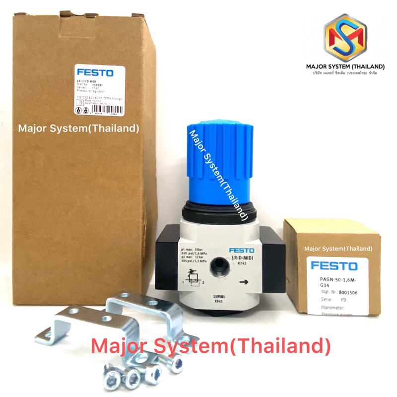 Festo LR-1/2-D-MIDI, LR-1/4-D-7-O-MINI, FRC-1/4-D-MINI, LFR-1/4-D-MINI ...