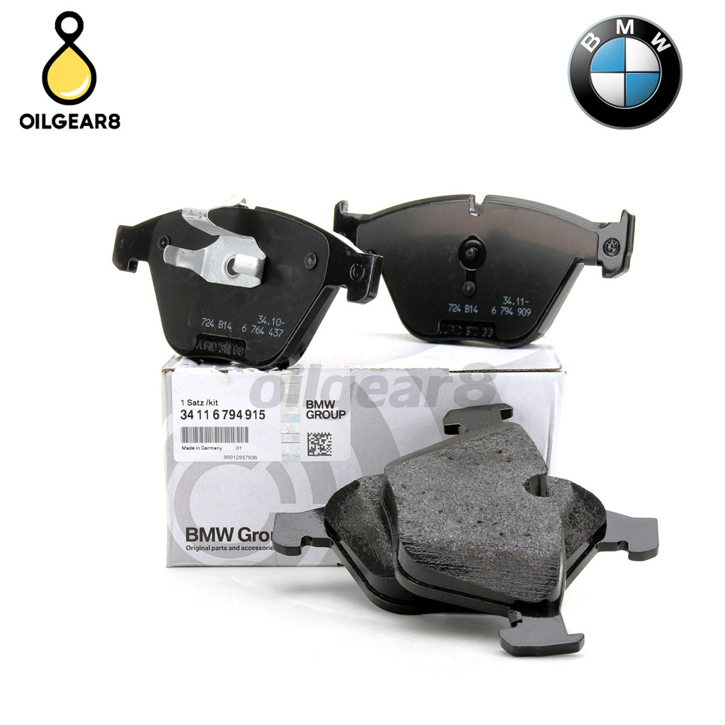 BMW แท้ ผ้าเบรคหน้า (ผ้าใหญ่) E60 E65 E66 เบอร์ 34116794915 34116764540 ...