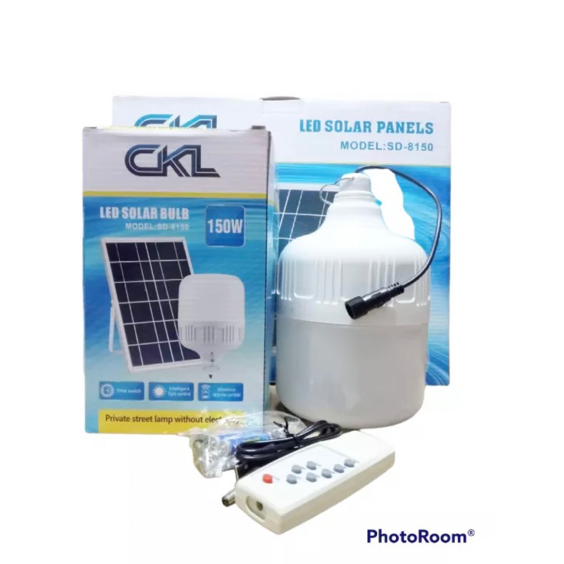 หลอดไฟและแผงโซล่าเซลล์ CKL-8200(200w)แผงโซล่าเซลล์และหลอดไฟ Led หลอดไฟ | Shopee Thailand