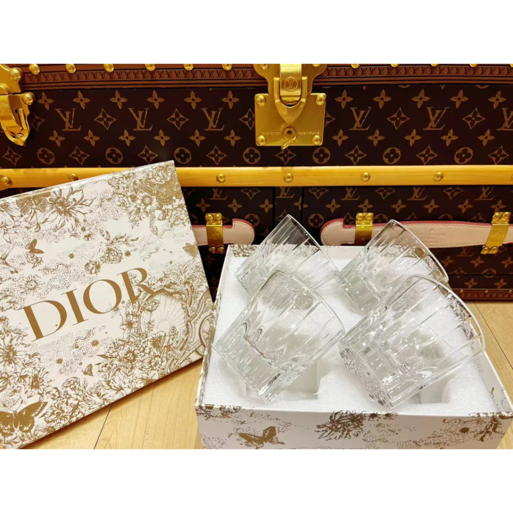Dior's High Beauty Whisky Wine Glass Set Set of 4 Crystal Glasses ...