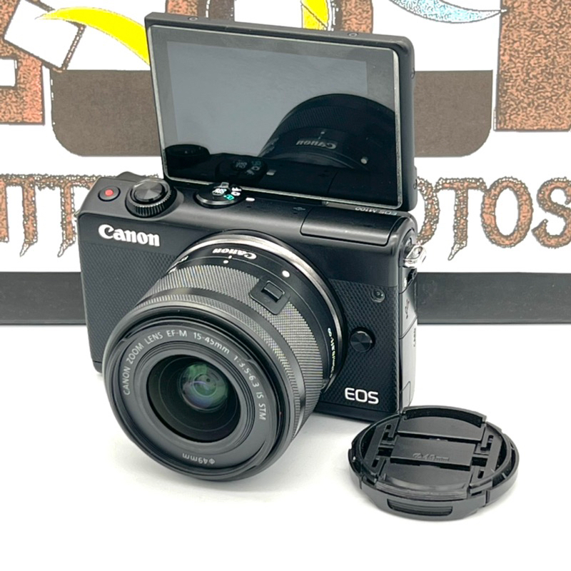 Canon Eos-m100 + lens 15-45 mm STM | Shopee Thailand