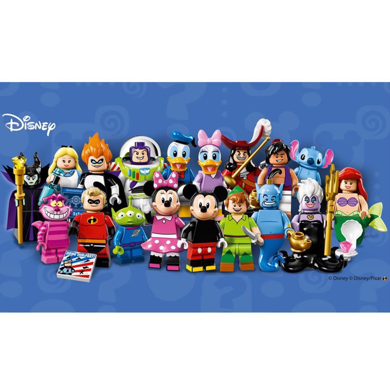 LEGO 71012 Disney Minifigures Series 1 ครบ 18 ตัว แบบกรีดซองเช็ค เลโก้ ...