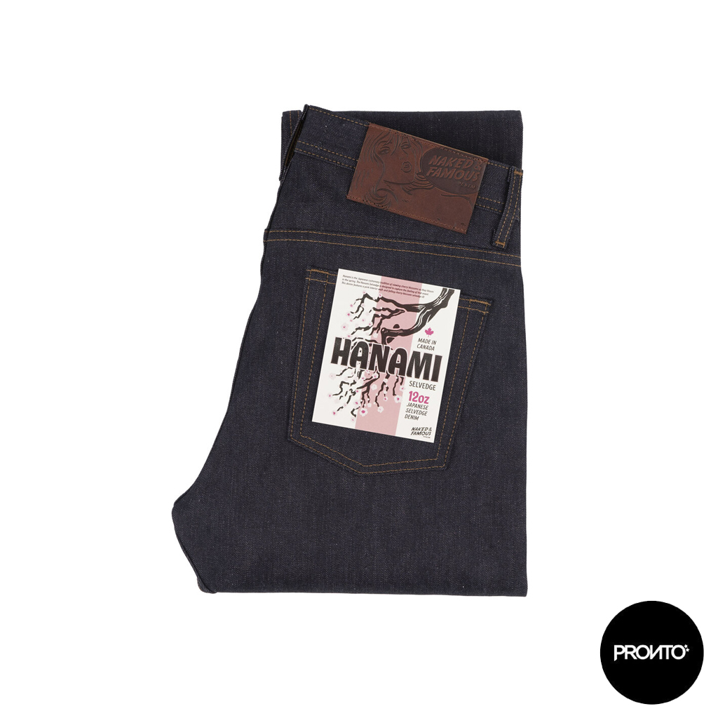 NAKED AND FAMOUS SUPERGUY - HANAMI SELVEDGE JEANS | Shopee Thailand