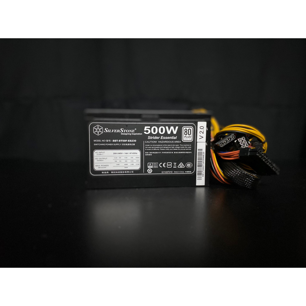 พาวเวอร์ : POWER SUPPLY SILVERSTONE ST50F-ES230 - 500W +80 PLUS ( PSU ...