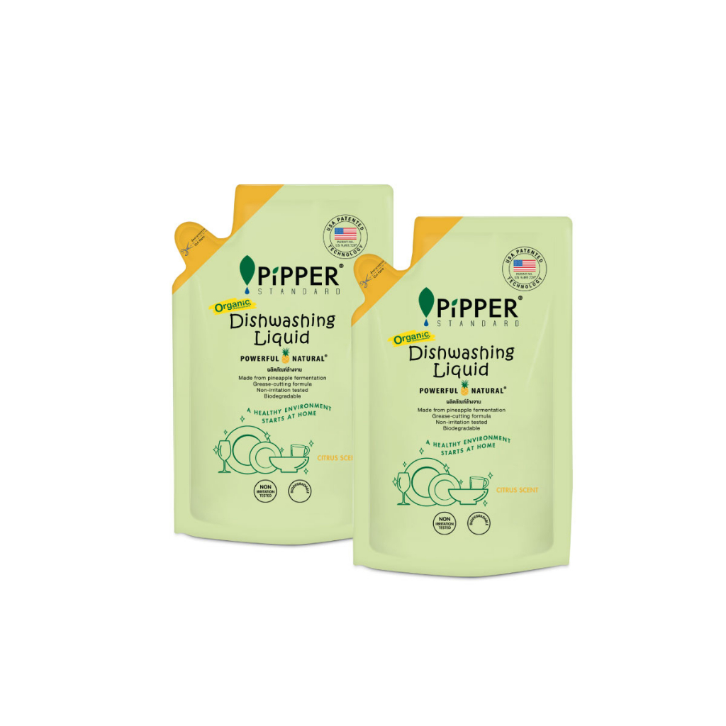 Pipper Standard ผลิตภัณฑ์ล้างจานธรรมชาติ กลิ่นซิตรัส ขนาด 750 มล. (แพ็ค ...