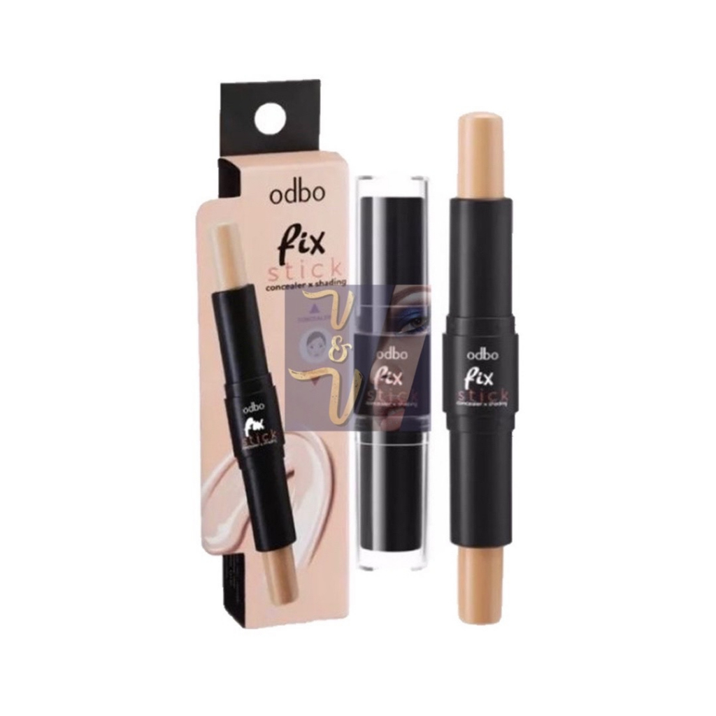 (OD450) Odbo Fix Stick Concealer X Shading โอดีบีโอ ฟิกซ์ สติ๊ก คอนซีลเลอร์ เอ็กซ์ เฉดดิ้ง ...