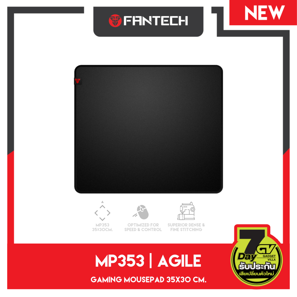 Fantech Agile Gaming Mousepad มี 2 รุ่น MP353 ขนาด 35cm และ MP453 ขนาด ...