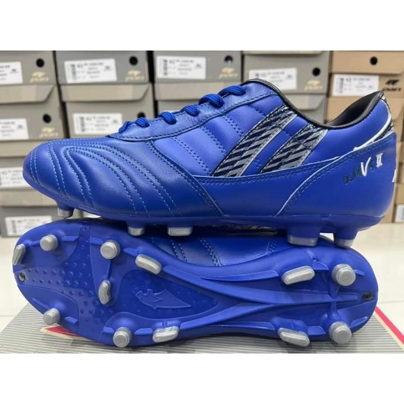 (PANลิขสิทธิ์💯)ไซส์ 39-45 รองเท้าฟุตบอล/สตั๊ด PAN WAVE II 23.1 หนังแท้ ...