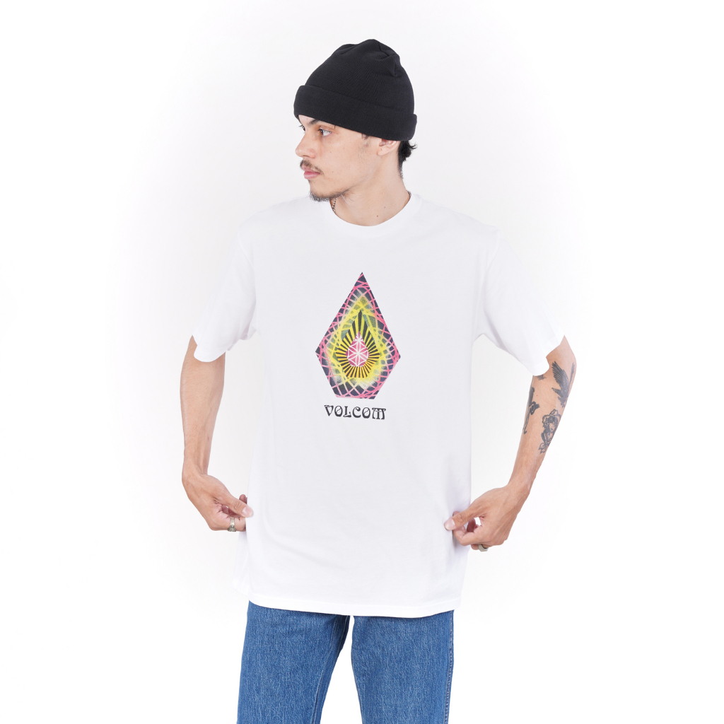Volcom เสื้อยืด STAR SHIELDS STONE SS TEE | Shopee Thailand