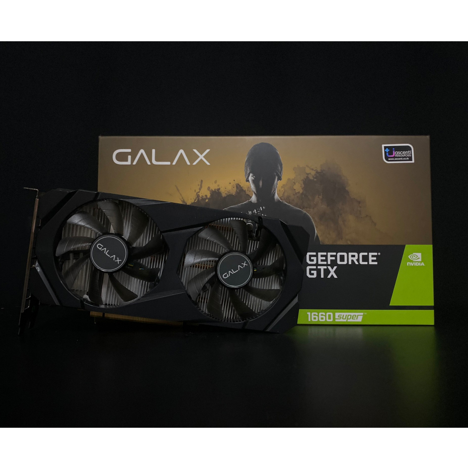 การ์ดจอ VGA GALAX GTX 1660SUPER OC 6GB GDDR6 สินค้ามือสอง ไม่มีกล่อง มี ...