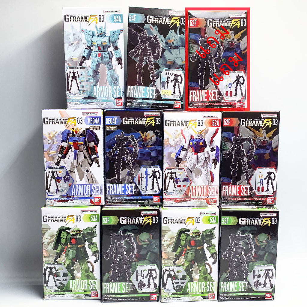 เหมา Bandai Mobile Suit Gundam G Frame FA 03 ตัวต่อ จุดขยับ กันดั้ม ...