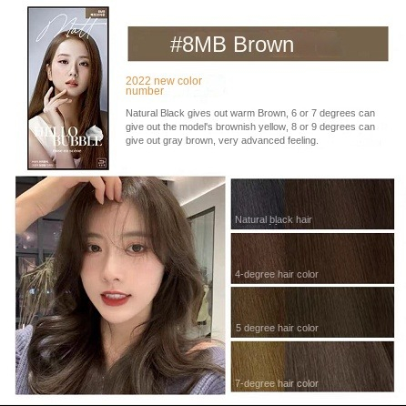 Hello Bubble Color Hair Dye coloring 7P Sahara Rose Pink | Shopee Thailand