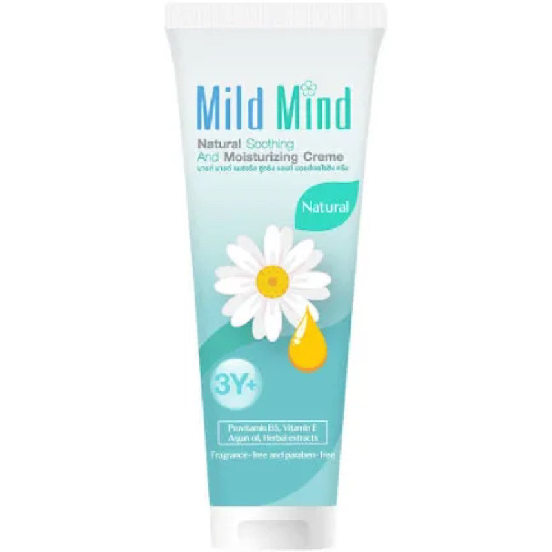 Mild Mind Natural Soothing And Moisturizing Cream 15g ครีมทาแก้ผื่นแพ้ ...