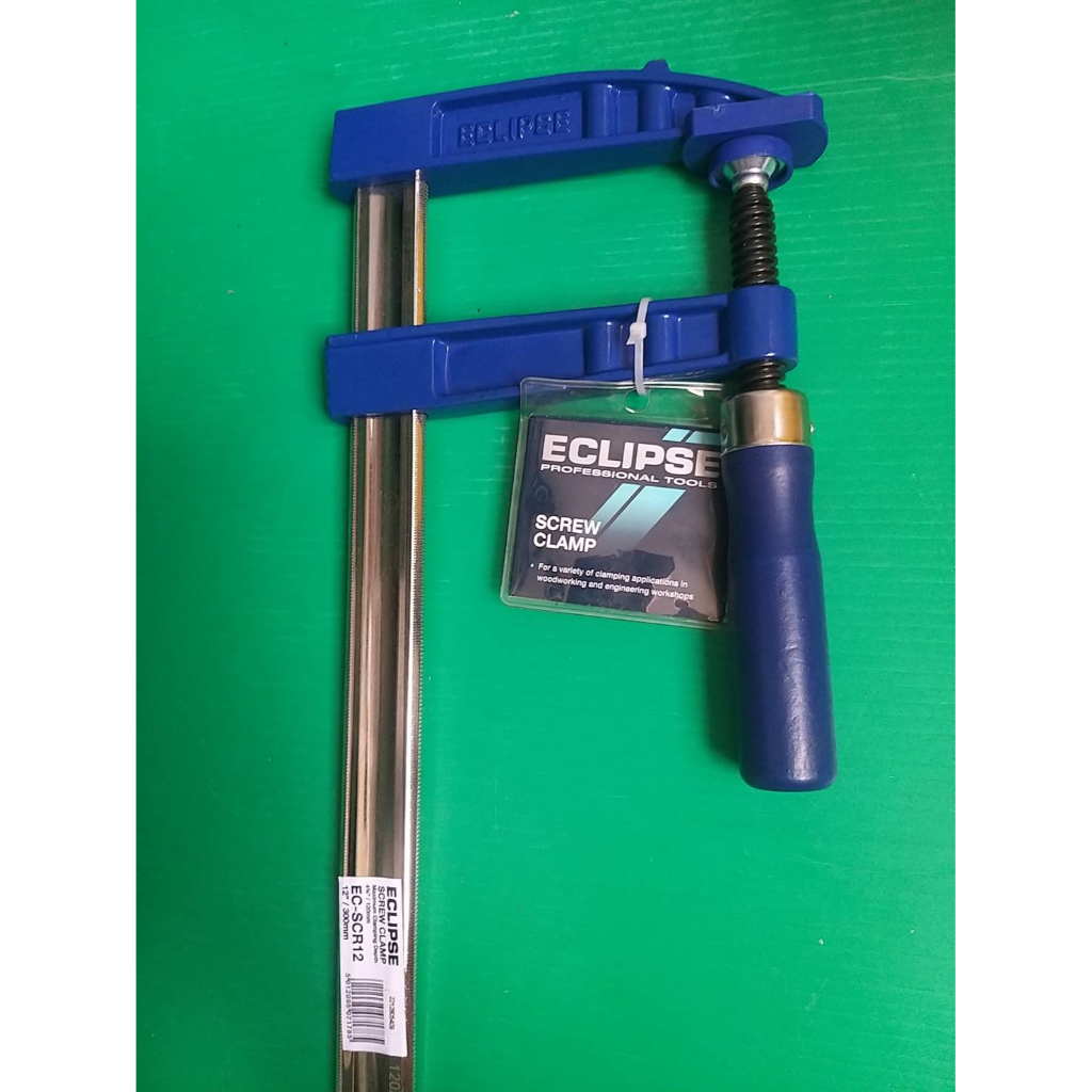 ECLIPSE Screw Clamp ปากกาจับชิ้นงาน ปากกาตัวเอฟงานหนัก F-Clamps 12" (4. ...