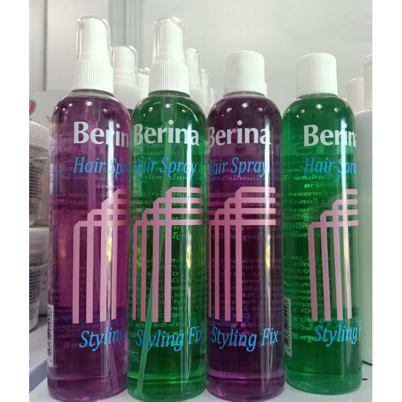 Berina Hair Spray styling Fix เบอริน่าแฮร์สเปรย์ สไตลิ่งฟิกซ์ 220 มล. ...