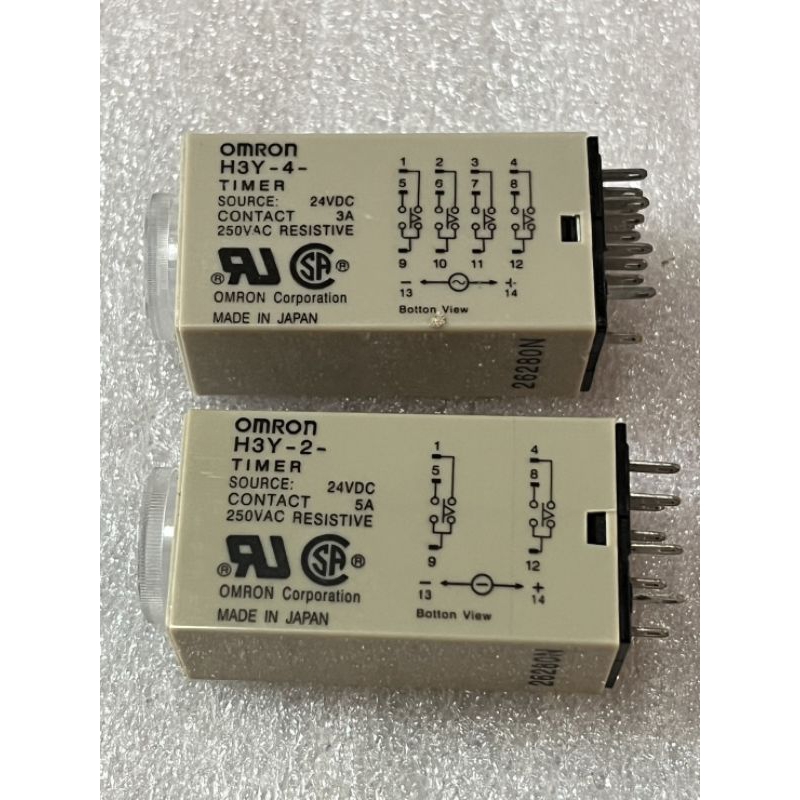 H3Y-4 , H3Y-2 OMRON DC24V Delay Timer Time Relay 0-30Sec With Base | Shopee Thailand