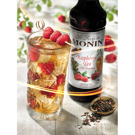 (HomeKoffee) MONIN Raspberry Tea Syrup โมนิน ไซรัปชาราสเบอร์รี่ บรรจุ ...