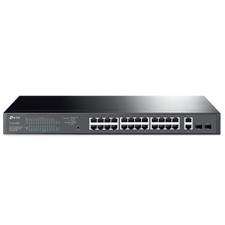 TP-LINK TL-SG1428PE 28-Port Gigabit Easy Smart PoE Switch with 24-Port ...