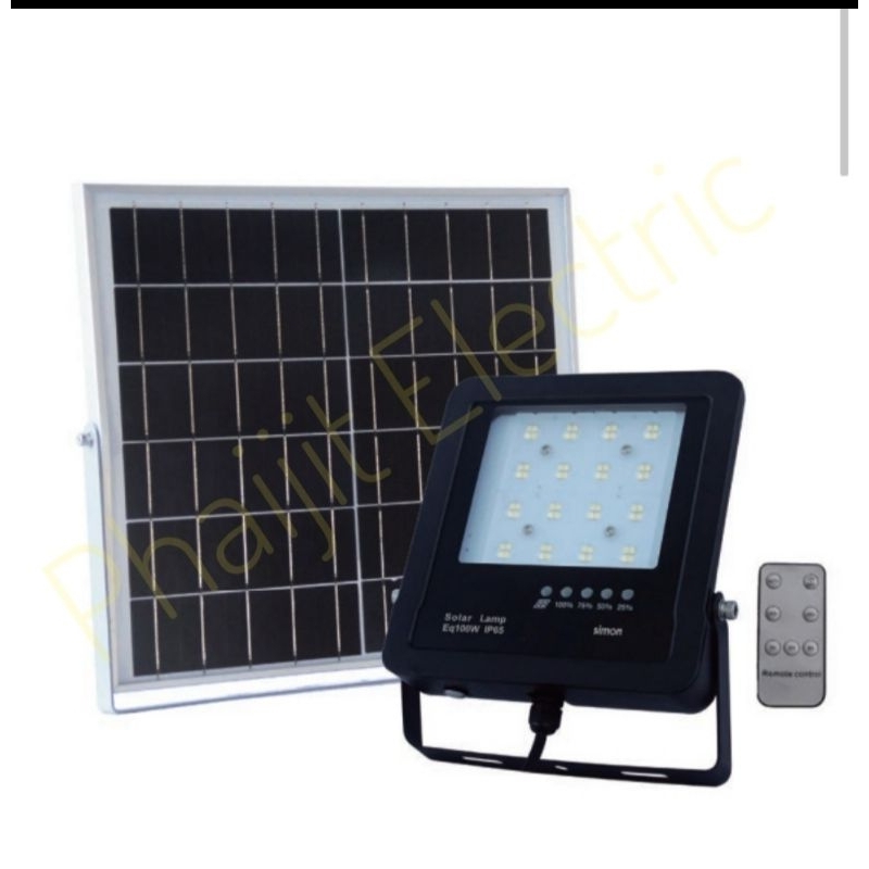 สปอตไลท์โซล่าเซลล์ ยี่ห้อไซม่อน 200วัตต์ แสงสีขาวSpot Light Solar Cell 200W Day Light | Shopee ...