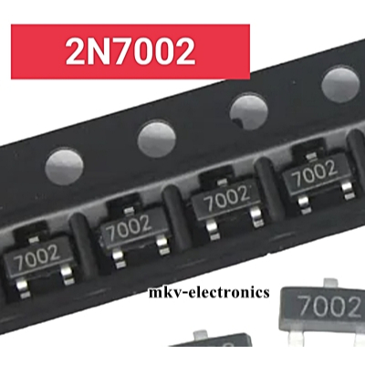 (5ตัว) 2N7002 , 7002 , MOSFET N-Channel 0.21A 60V SOT-23 (รหัสสินค้า M03259) | Shopee Thailand