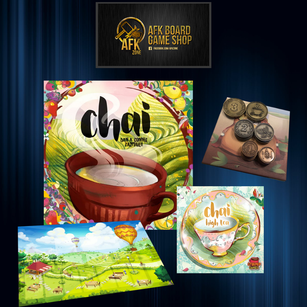 Chai Deluxe + High Tea Expansion ENG Edition - Board Game - บอร์ดเกม ...