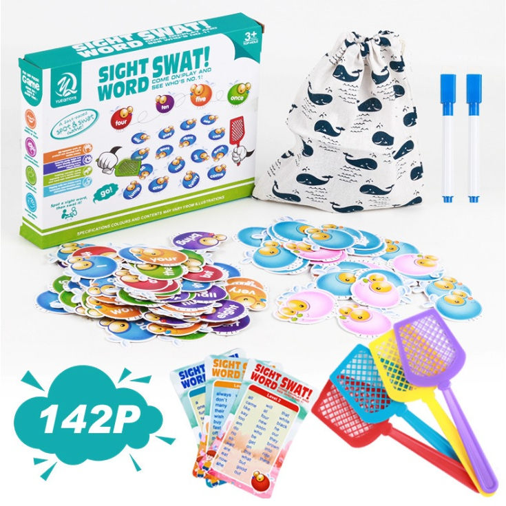 Sight Word Swat เกมตีแมลงวัน เกมคำศัพท์ภาษาอังกฤษ ทายคำศัพท์ - FLY ...