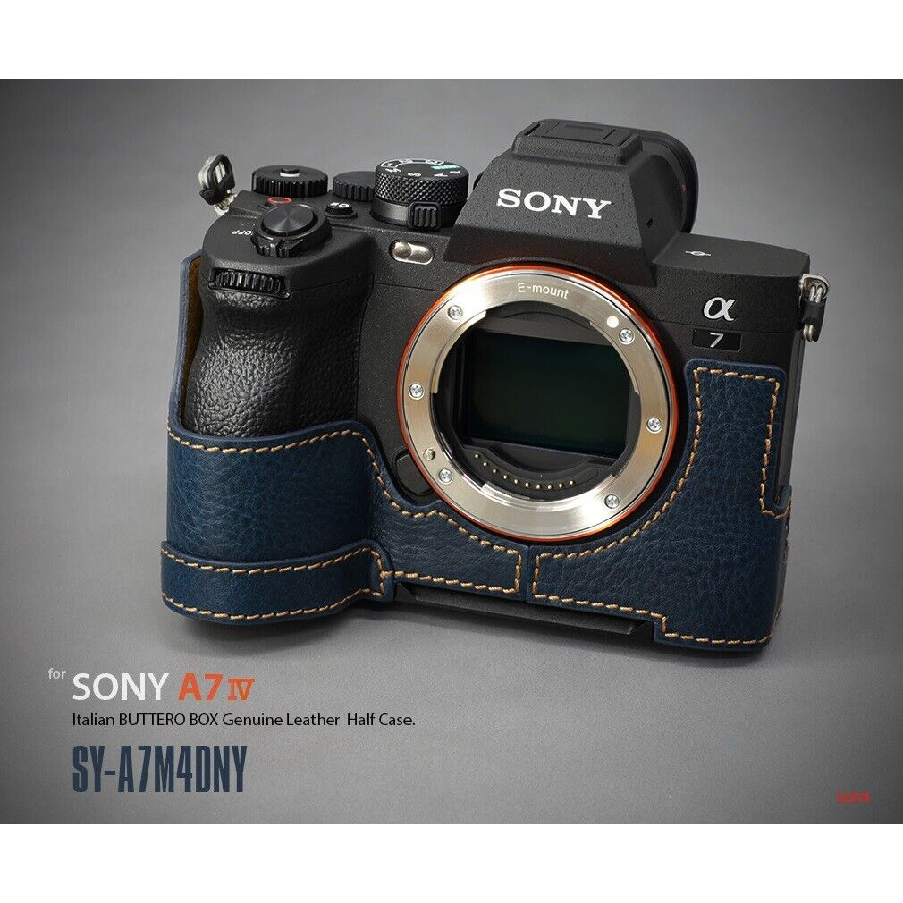 LIM'S Design Sony A7IV [Navy] Half Case ทำจากหนังแท้ประเทศอิตาลี LIM'S ...