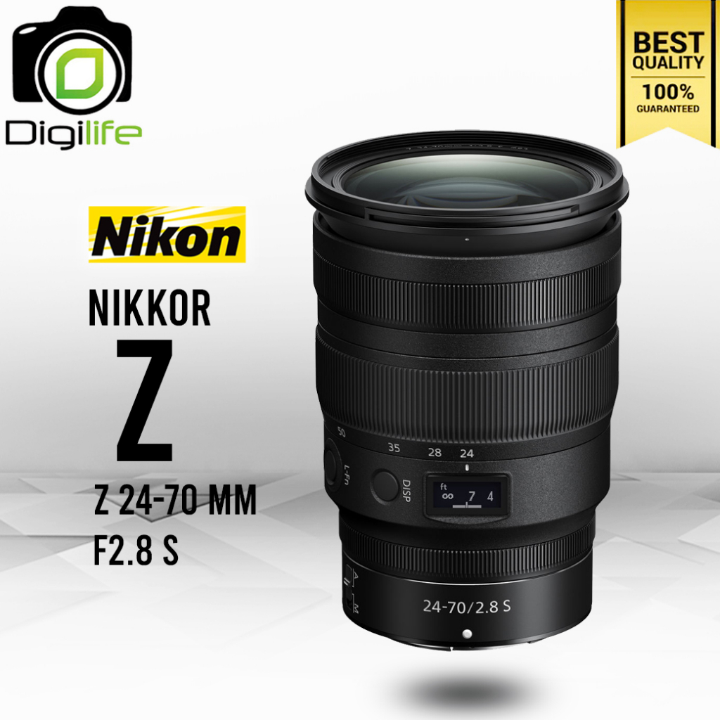 Nikon Lens Nikkor Z 24-70 mm. F2.8 S - รับประกันร้าน Digilife Thailand ...