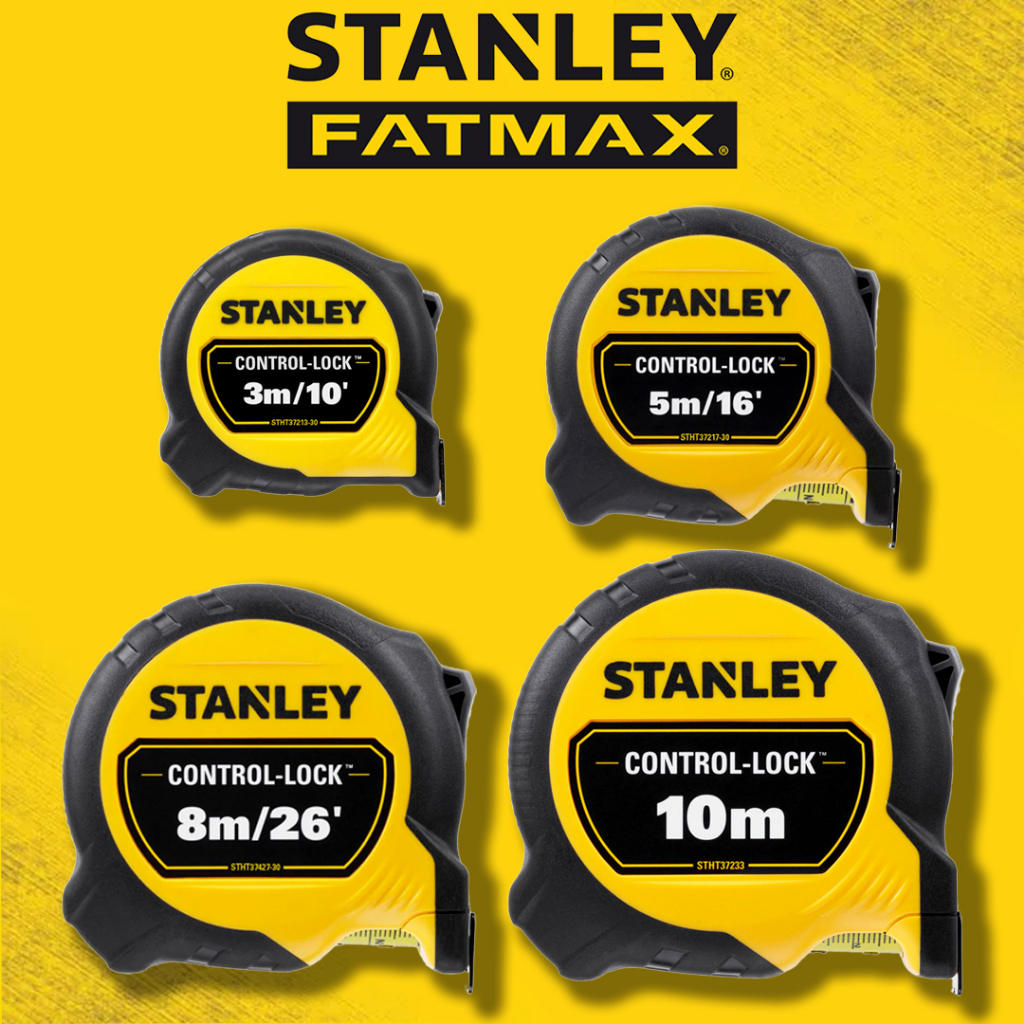 STANLEY ตลับเมตร STANLEY Control Lock 3,5,8,10M(มีตะขอแม่เหล็ก)รุ่น STHT37213,STHT37217 ...