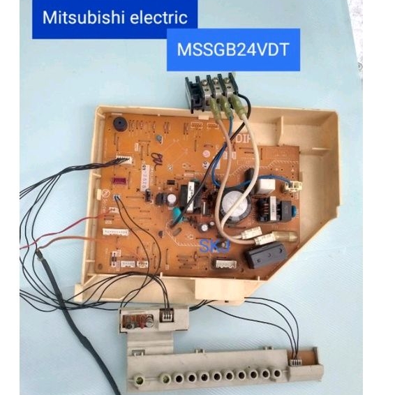 ชุดแผงวงจรคอยล์เย็นแอร์ Mitsubishi electric : MSSGB24VDT ( DM76Y379G05 ...