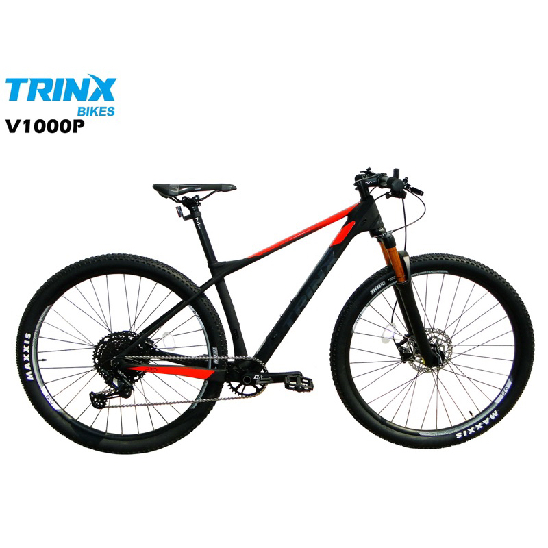จักรยานเสือภูเขา TRINX V1000 Pro Thru-Axle 29er wheelset, CARBON Frame ...
